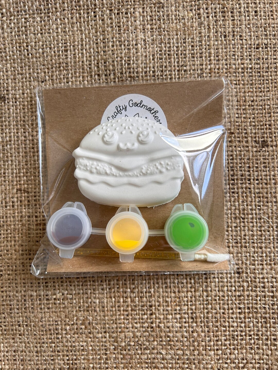 Mini Burger Paint Your Own Party Bag Filler Favours - Etsy