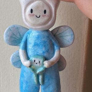 Adventure Time Finn With Wing,ceramic Adventure Time Finn Sculpture ...