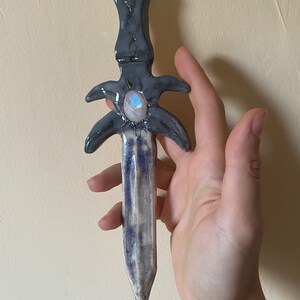 Ceramic Sword, Wall Hanging Sword Moonstone Sword - Etsy