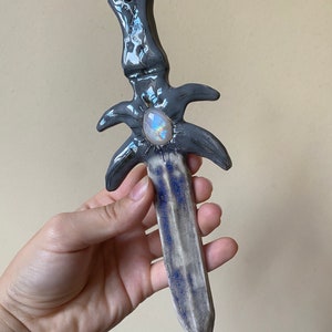 Ceramic Sword, Wall Hanging Sword Moonstone Sword - Etsy