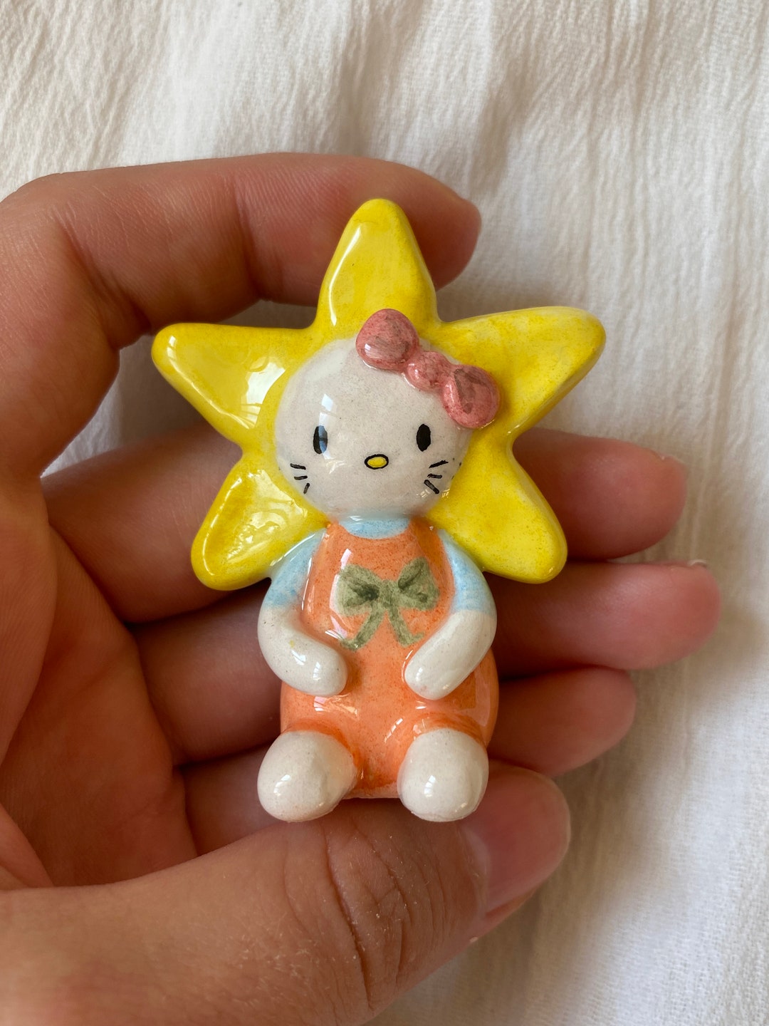 Star Head Hello Kitty Ceramic,hello Kitty Fine Art Ceramic Gifts,hello ...