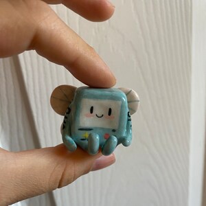 Adventure Time Bmo,bmo Ceramic Trinket,bmo Adventure Time Sclupture ...