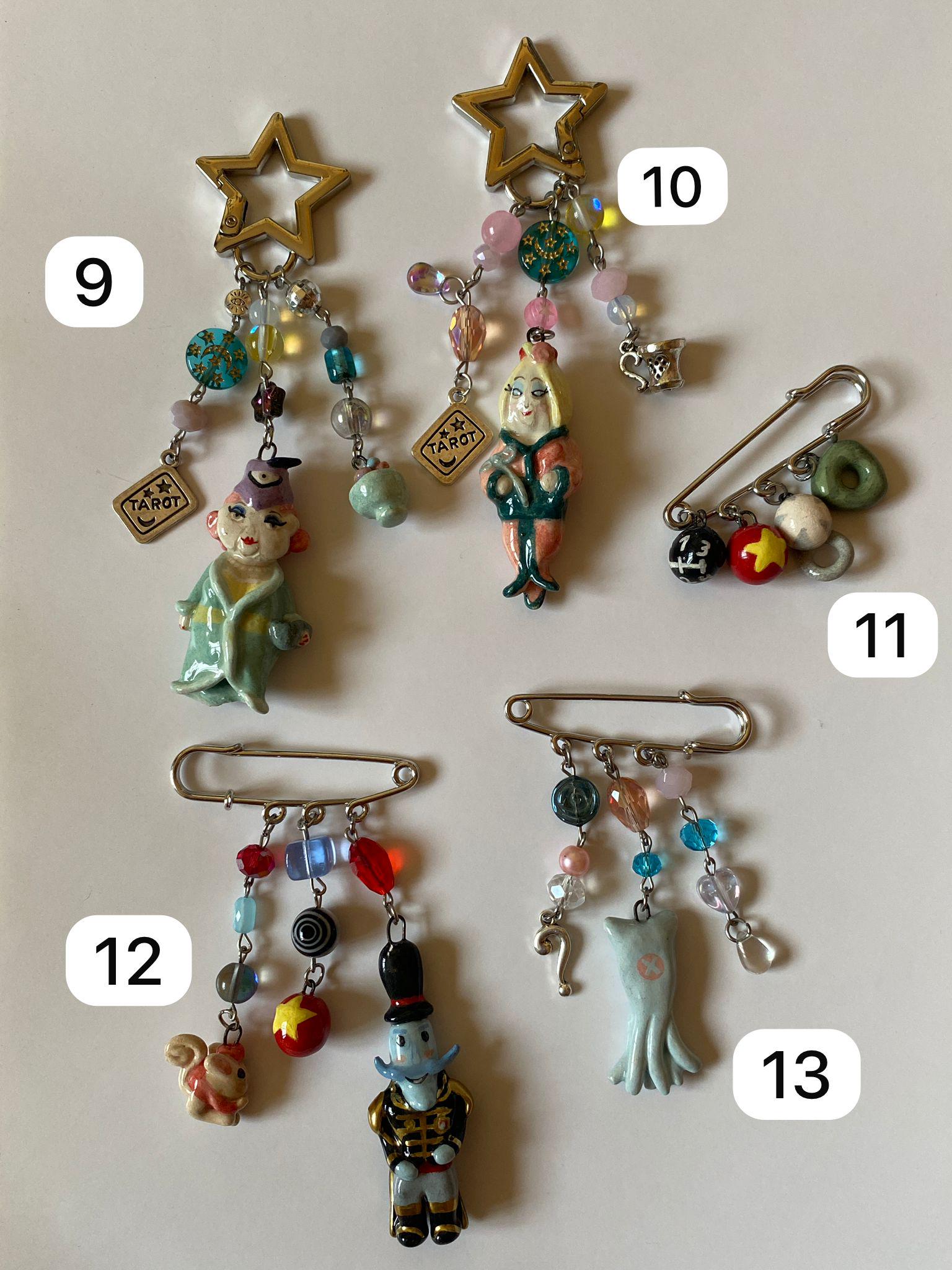 Coraline Movie Inspired Ceramic Handmade Keychains and Pins ,coraline ...