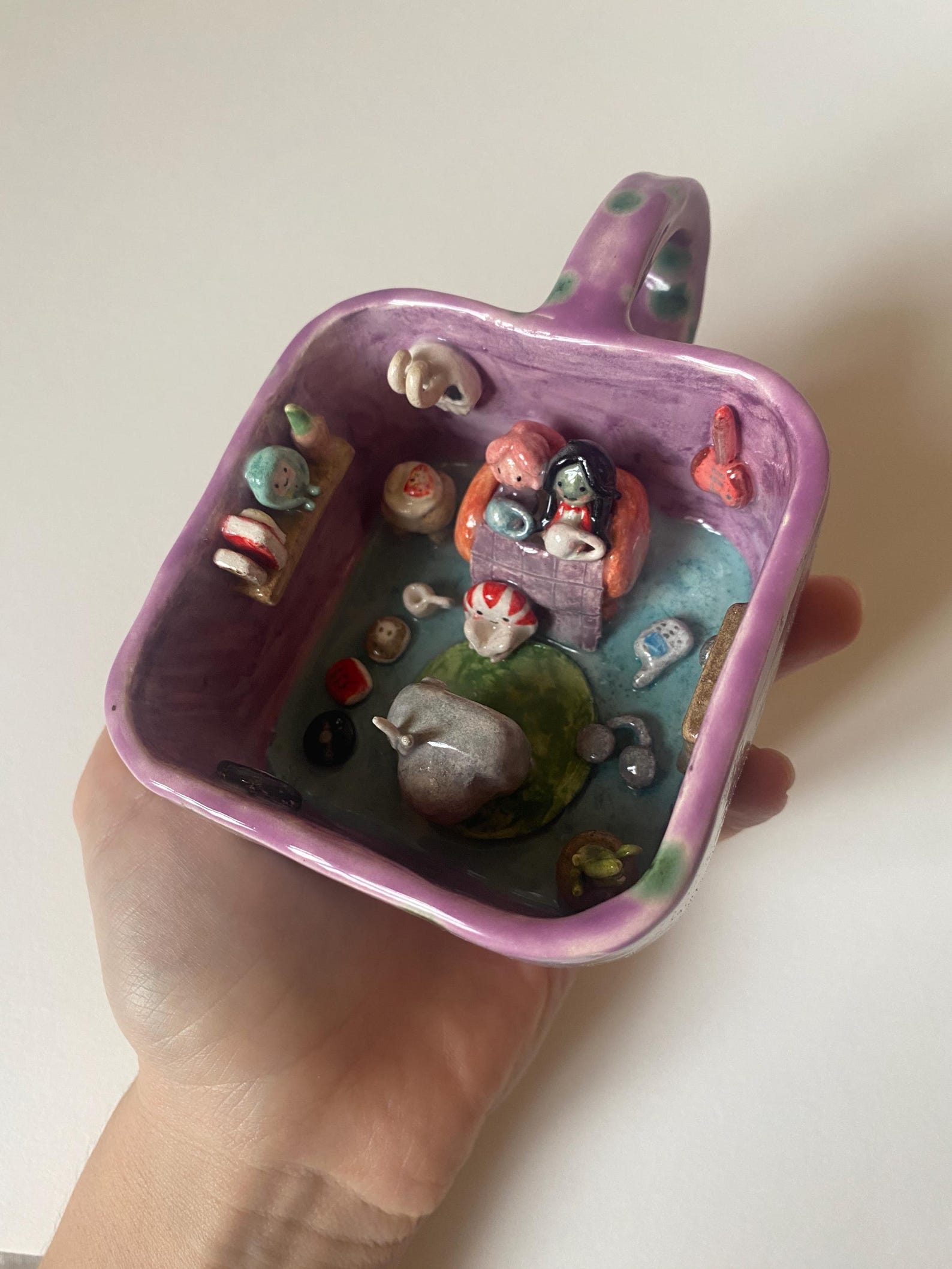 Marceline and Bubblegum Living Room–themed Ceramic Mug - Etsy