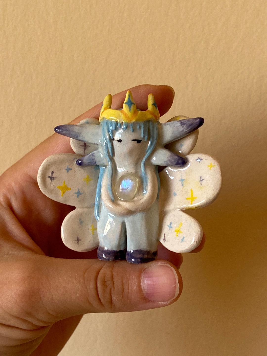 Fairy Trinket,ceramic,fairy Sculpture,fairy Ceramic Fine Table ...