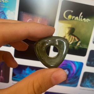 Ceramic Coraline Seeing Stone,coraline Movie Necklace,coraline Looking ...