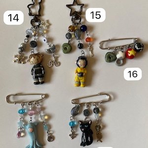 Coraline Movie Inspired Ceramic Handmade Keychains and Pins ,coraline ...