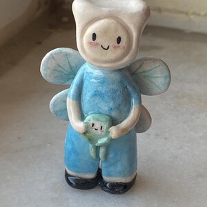 Adventure Time Finn With Wing,ceramic Adventure Time Finn Sculpture ...