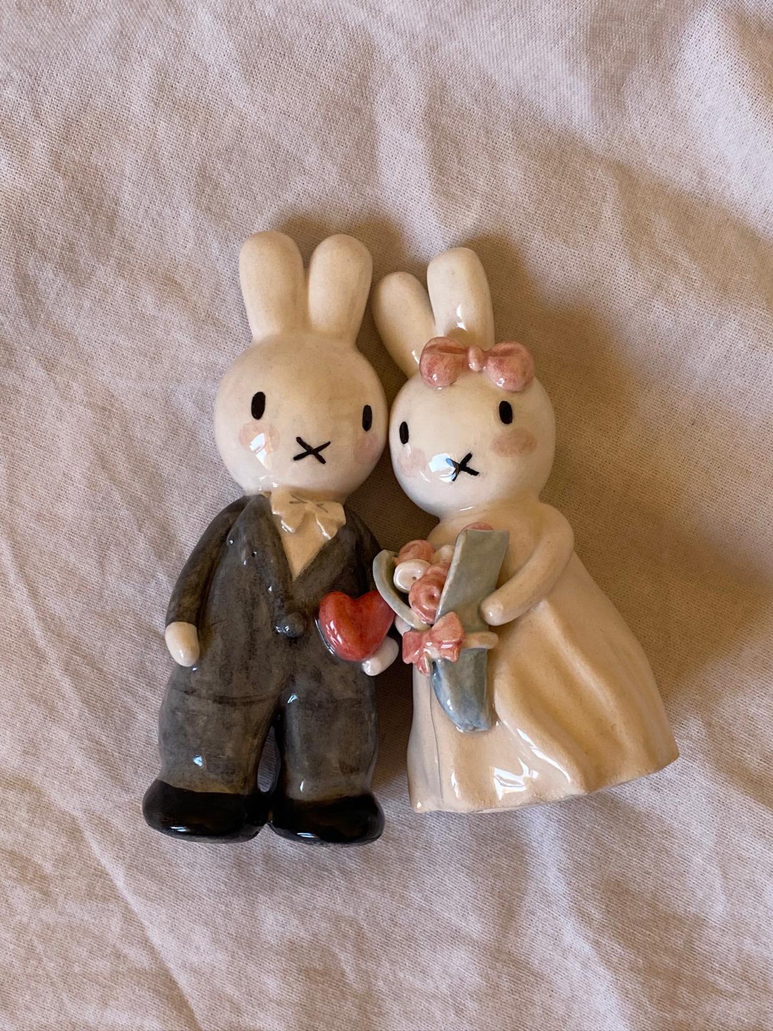 Personalized Wedding Miffy Couple Figurine | Custom Anniversary Gift ...