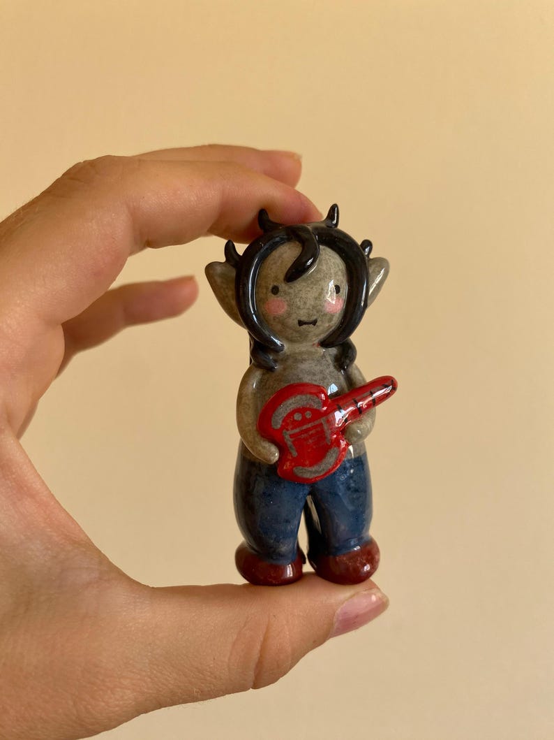 Marceline the Vampire Queen Inspired Figurine Decor,gothic Room & Desk ...