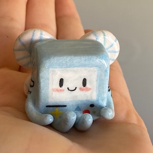 Adventure Time Bmo,bmo Ceramic Trinket,bmo Adventure Time Sclupture ...