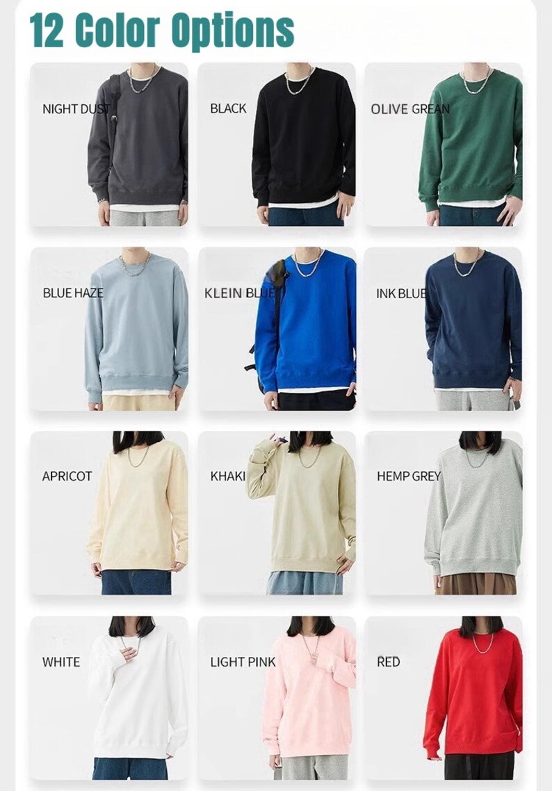 Personalized Jumper 300g, Embroidery or Print With a Logo, a Name, a ...