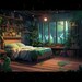 Vtuber Animated Background, Cozy Lofi Plant Bedroom Scene, Twitch ...