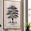 Maine State Tree Eastern White Pine Vintage Sketch Tree Poster Tree ...