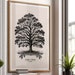 Kentucky State Tree | Tulip Poplar | Vintage Sketch | Tree Poster ...