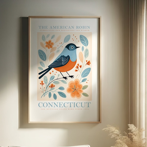 Robin Bird Art Print - Etsy