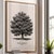 Maine State Tree | Eastern White Pine | Vintage Sketch | Tree Poster ...