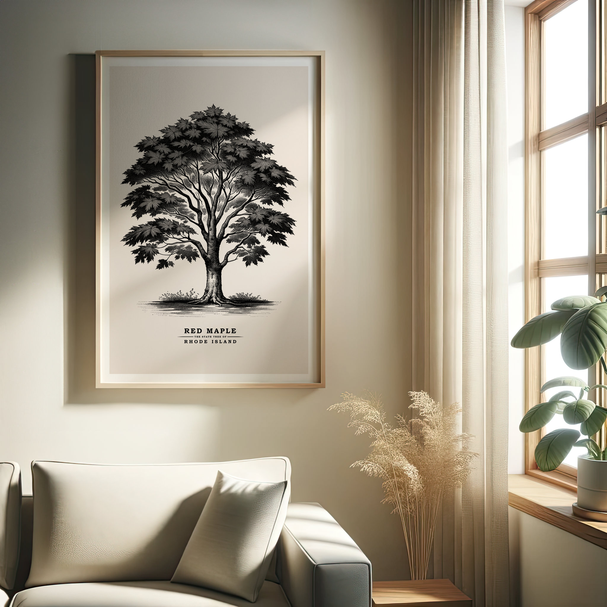 50 State Trees Vintage Sketch Bundle, Forest Print, Antique Tree ...