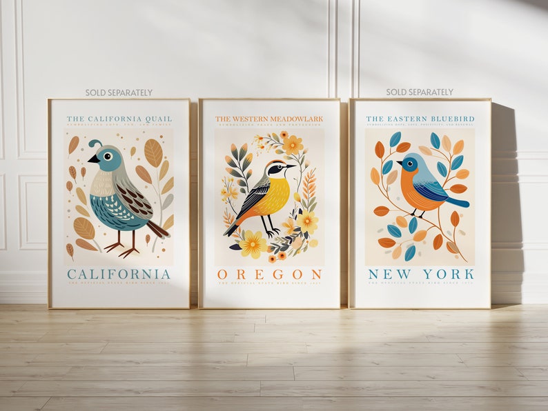 Oregon State Bird Print | Meadowlark | Print at Home | Wall Art ...