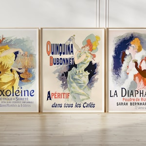 50 Printable Classic Vintage French Posters, Art Prints for Home Decor ...
