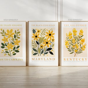 Maryland State Flower Print | Black-eyed Susan | Flower Prints | Trendy ...