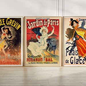 50 Printable Classic Vintage French Posters, Art Prints for Home Decor ...