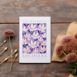 Louisiana State Flower Print | Magnolia | Flower Prints | Trendy Floral ...