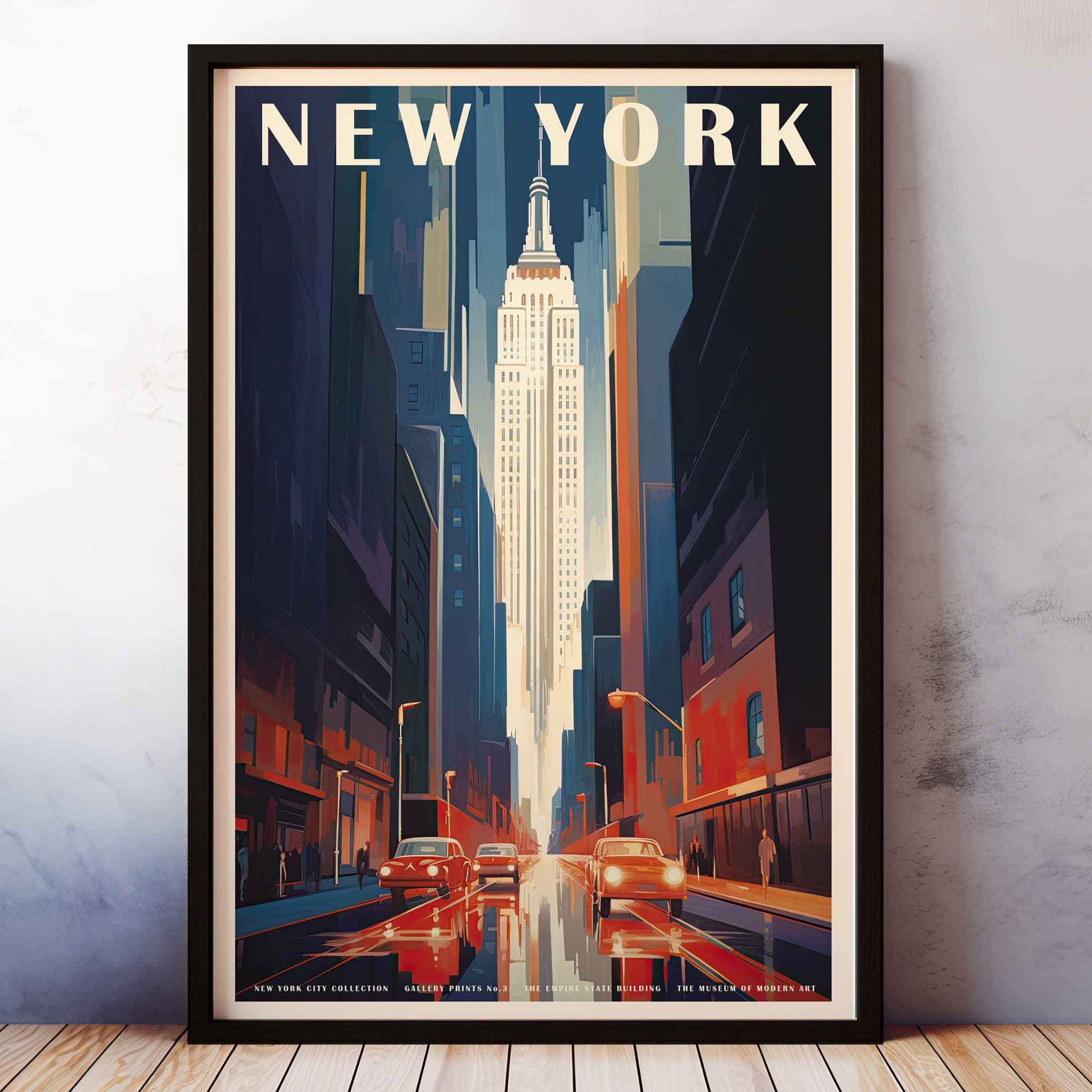 New York City Vintage Travel Posters Collection Set of 18 - Etsy