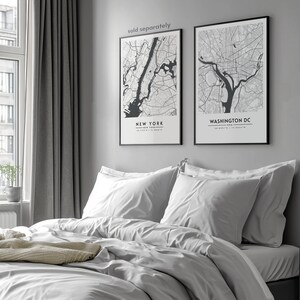 Washington DC City Map | 10 Color Variations | City Map Prints ...