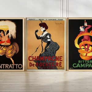 50 Printable Classic Vintage French Posters, Art Prints for Home Decor ...