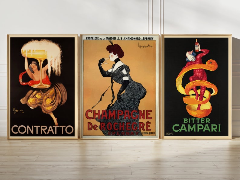 50 Printable Classic Vintage French Posters, Art Prints for Home Decor ...