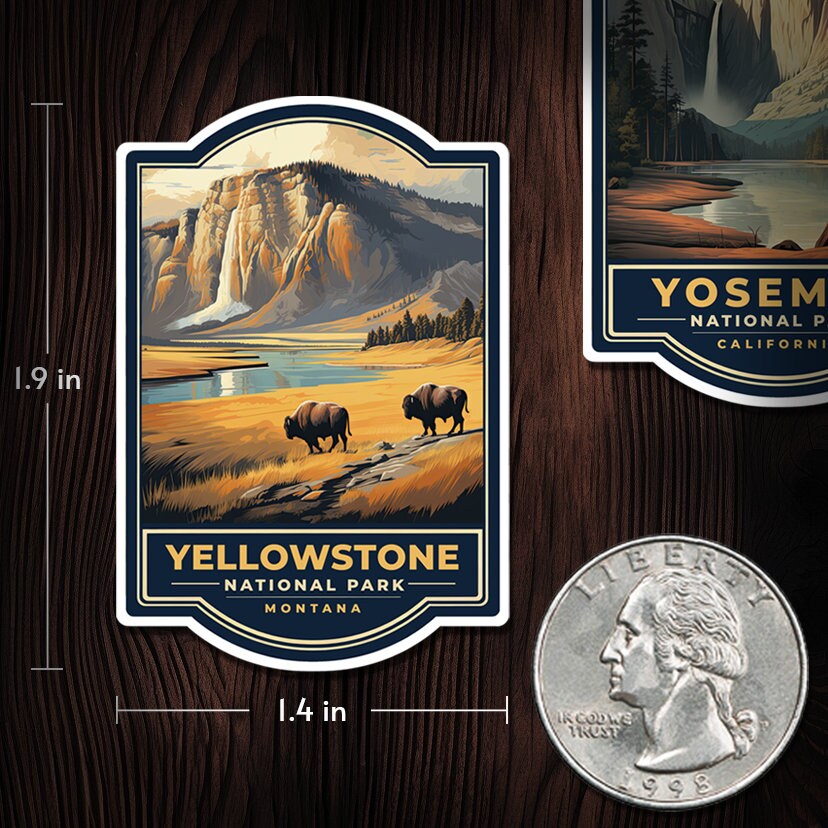 24 National Parks Stickers Pack 01 Nature Stickers Adventure Stickers ...