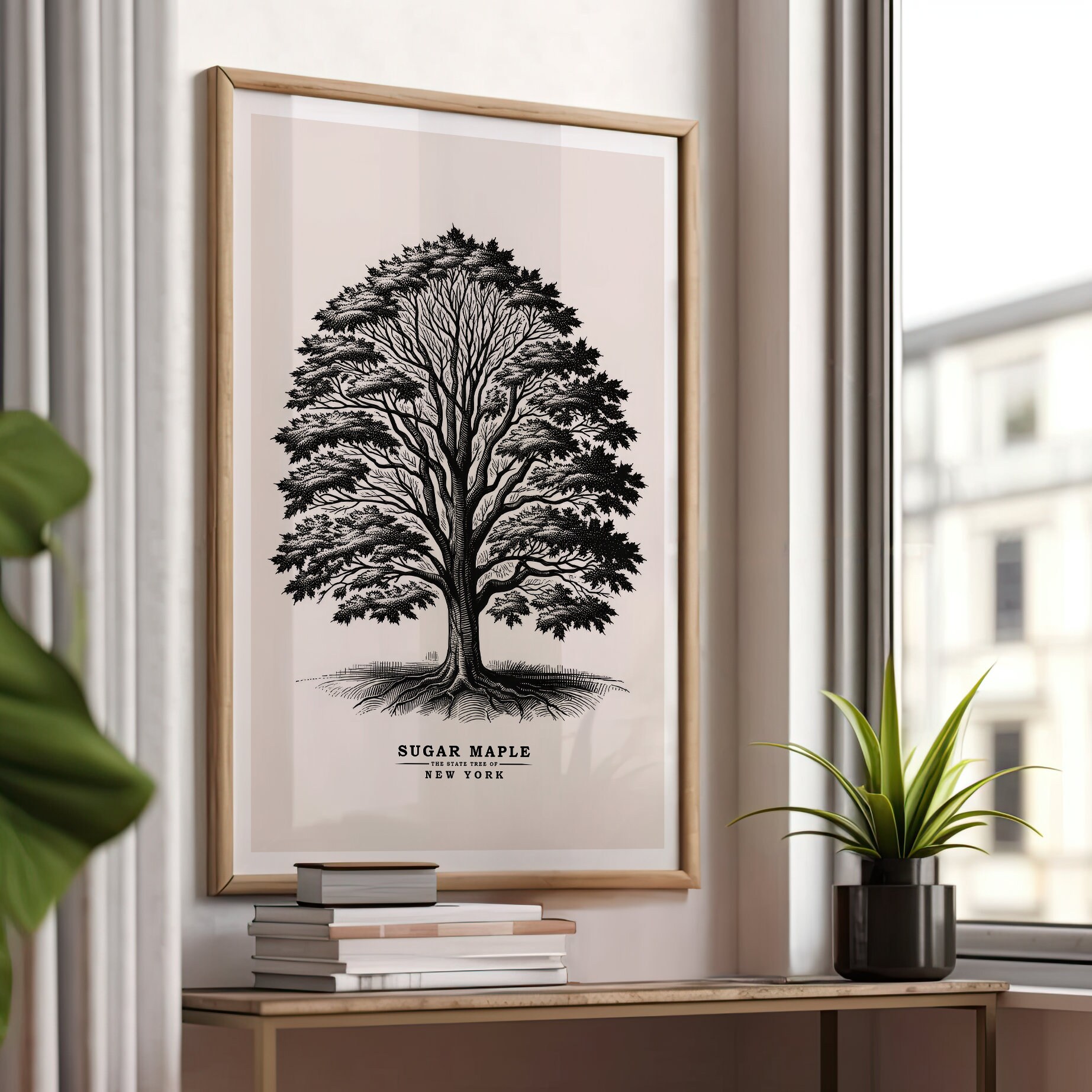 50 State Trees Vintage Sketch Bundle, Forest Print, Antique Tree ...