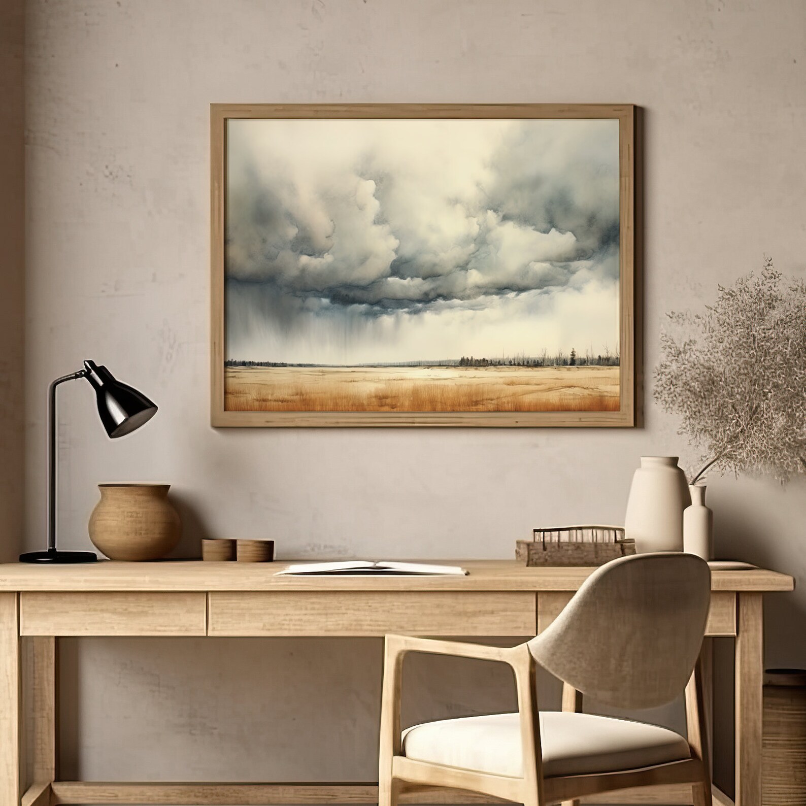 Printable Watercolor Skyscape Bundle, 15 Skyscapes, Instant Digital ...