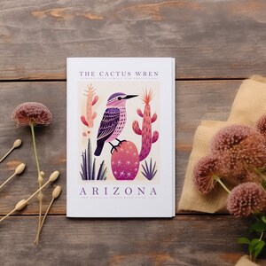 Arizona State Bird Print | Cactus Wren | Print at Home | Wall Art ...