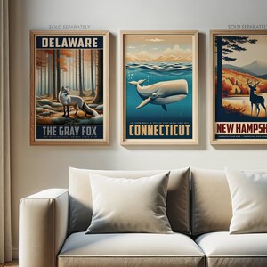 Connecticut State Animal | Vintage Prints | Sperm Whale | Print at Home ...