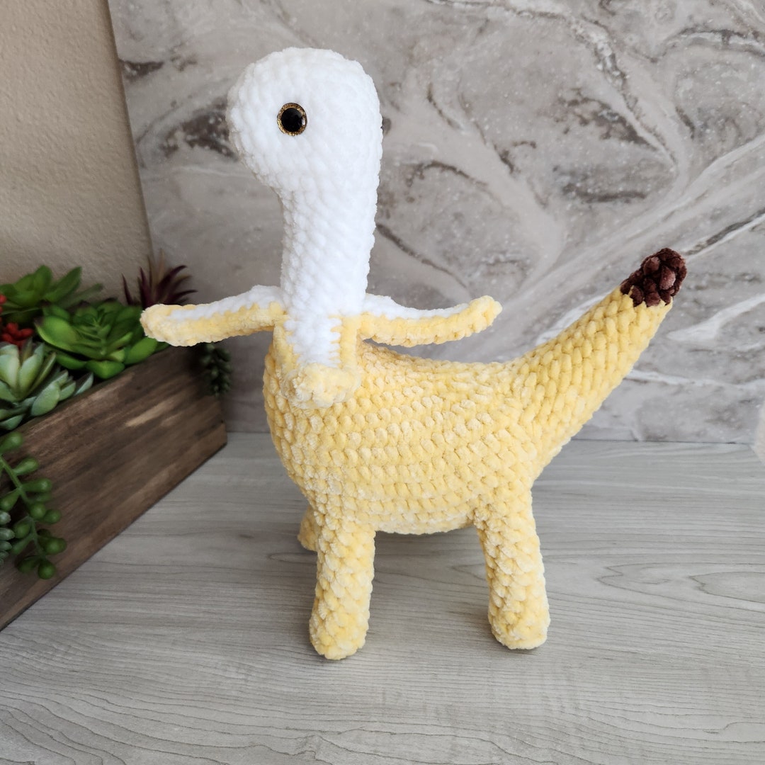 Reserved: Bananasaur Crochet Plushie - Etsy