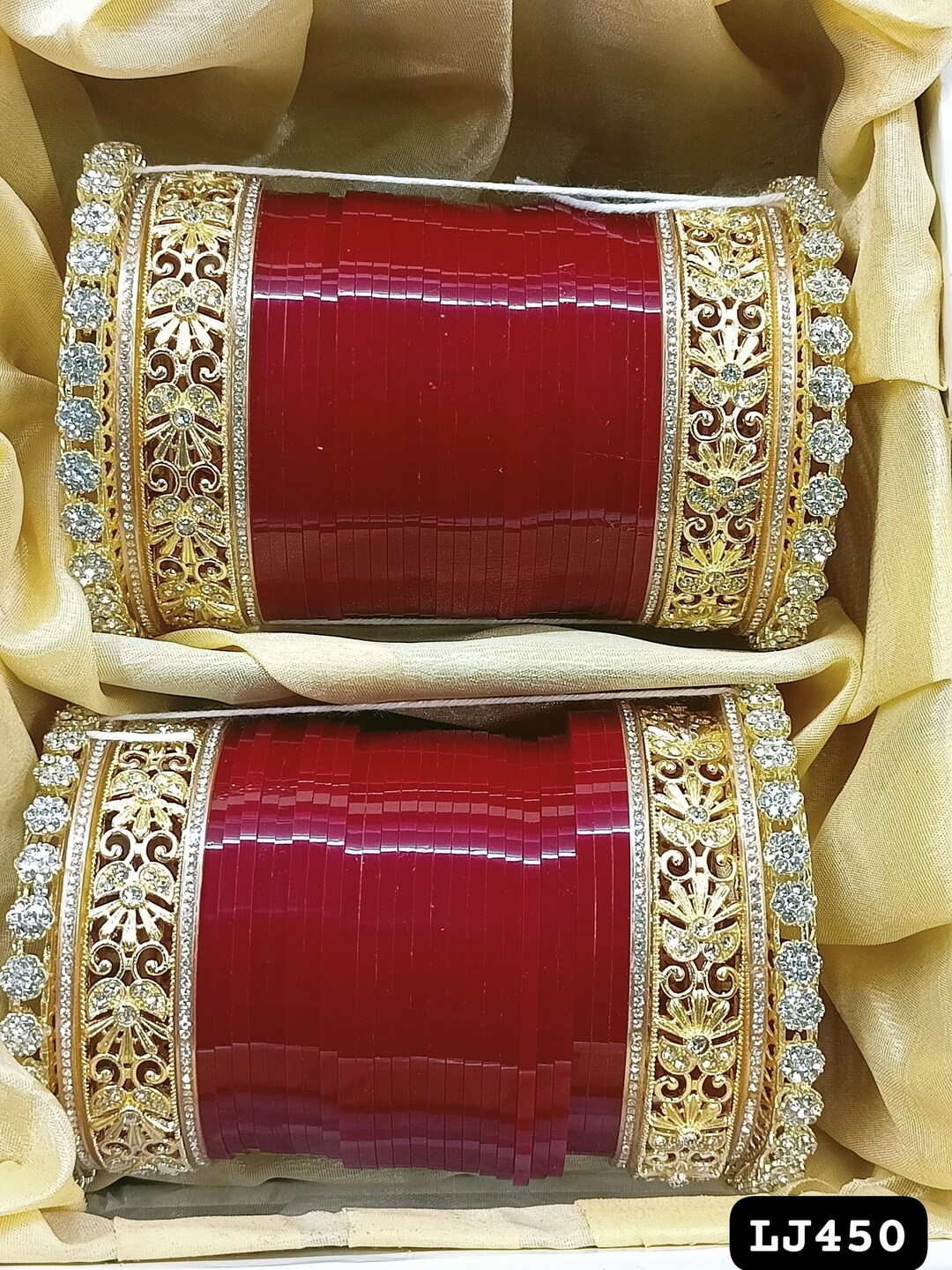 Indian Bridal Kundan Choora Set/ Wedding Chooda/traditional Bridal ...