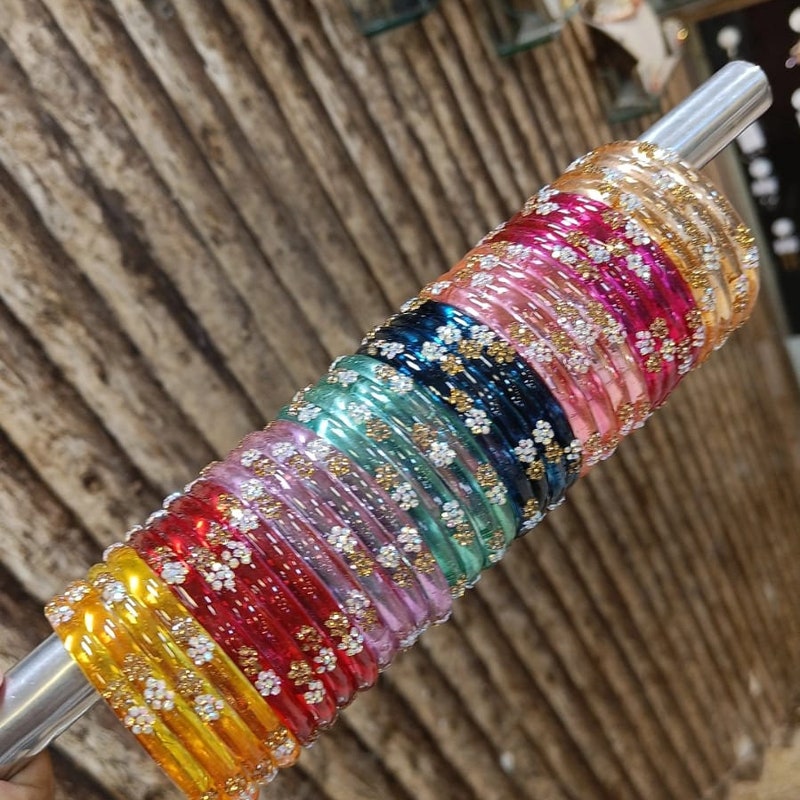 Glass Bangles - Etsy