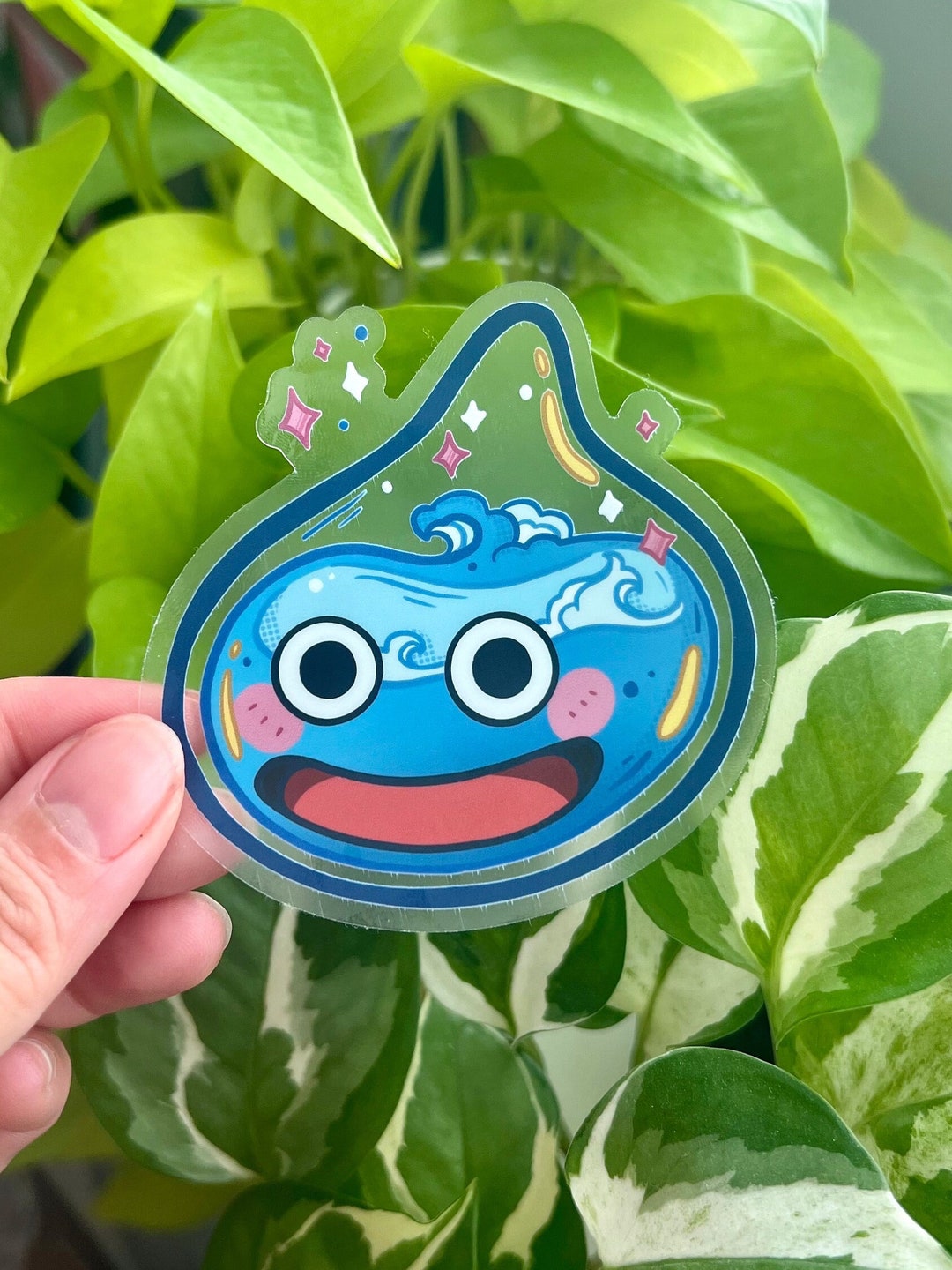 Dragon Quest Slime Vinyl Clear Sticker Kawaii Videogames JRPG - Etsy