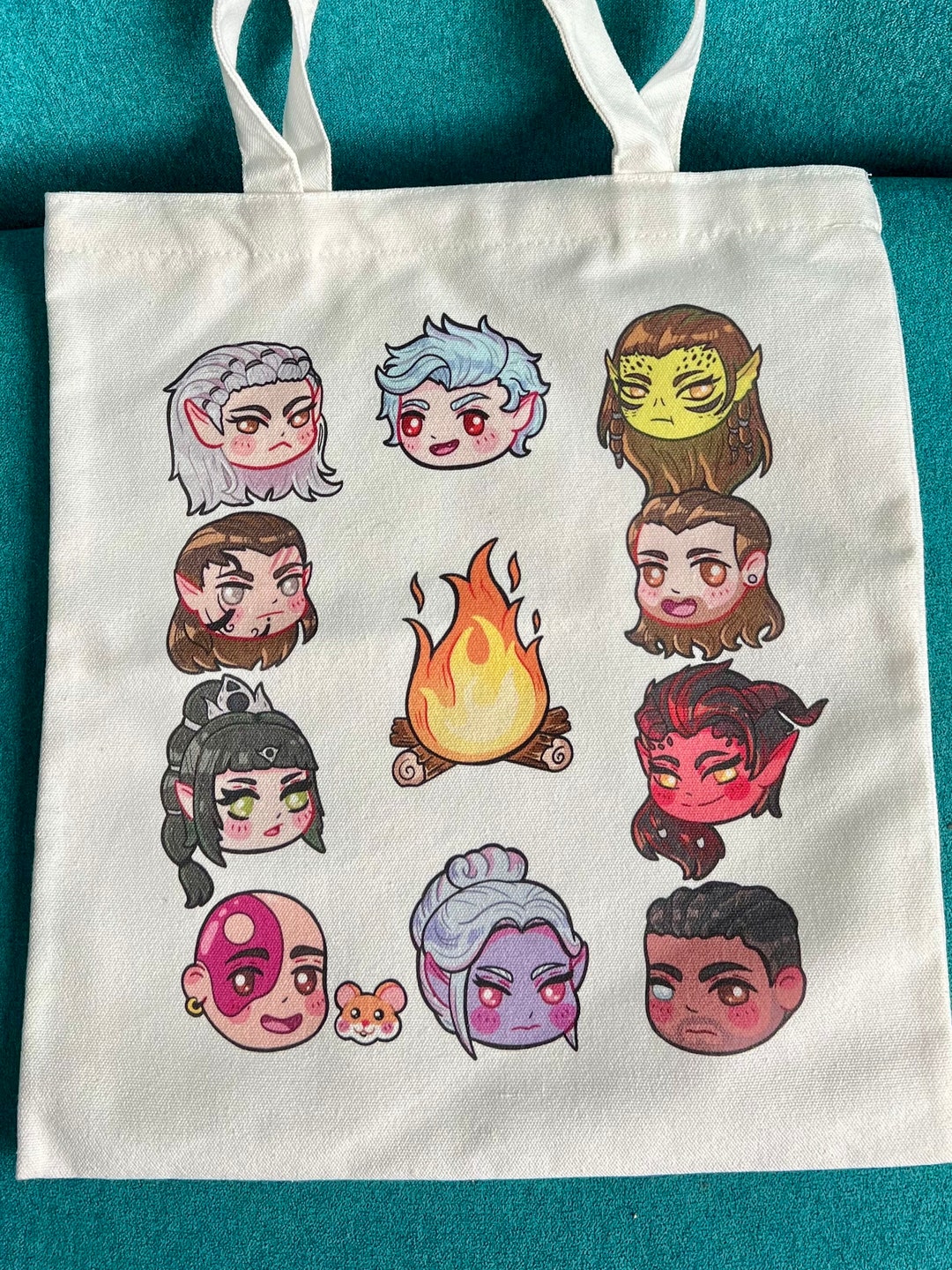 Baldurs Gate 3 Long Rest Canvas Tote Bag BG3 Videogame - Etsy