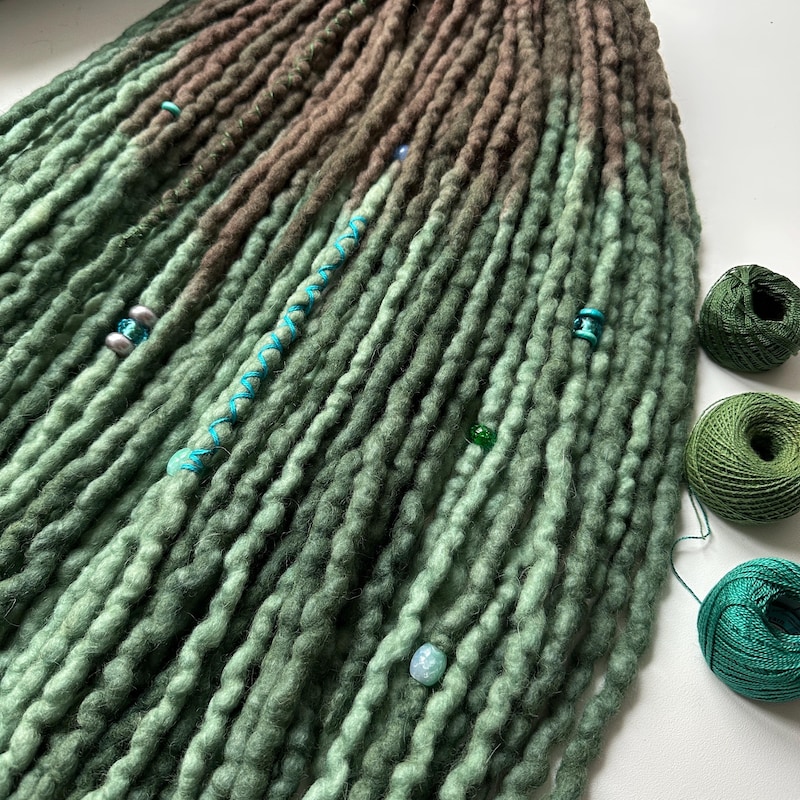 Wool Dreadlock Extensions - Etsy