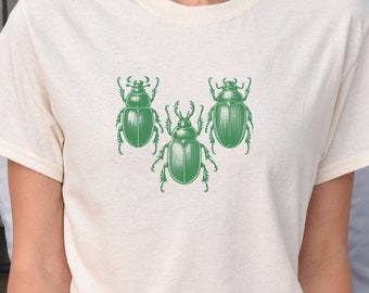 Funny Beetle Shirt, Entomology Bug T-shirt, Goblincore Insect Tshirt ...
