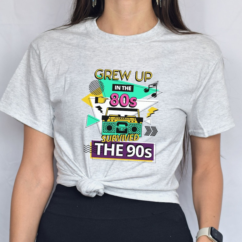 Funny Retro Gen X Shirt, 1980 Generation X T-shirt, Grew up in the 80s ...