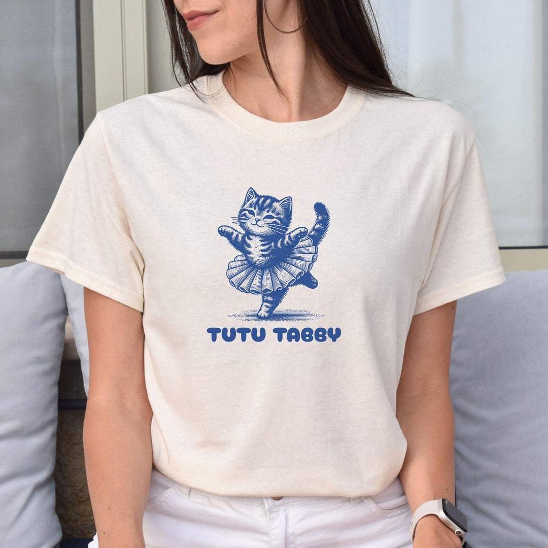 Funny TUTU Tabby Cat Meme Shirt, Silly Cat Mom Generation X T-shirt ...
