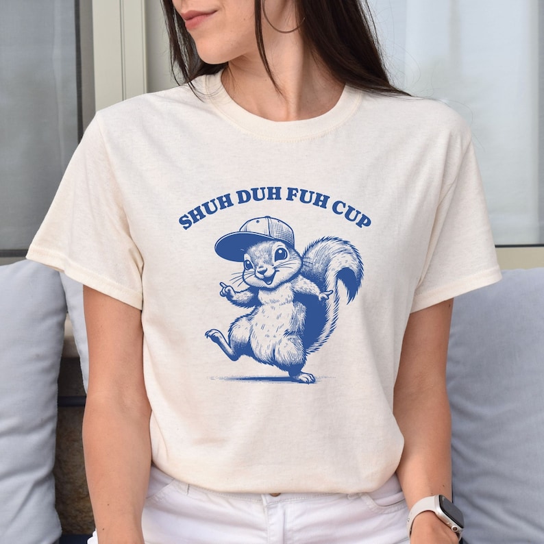 Shut the Fuck up Dancing Squirrel Shirt, Silly Unhinged T-shirt ...