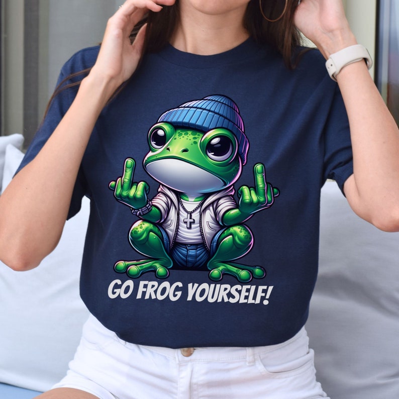 Cute Frog Shirt, Adorable Frog Yourself T-shirt, Funny Amphibian Tshirt ...