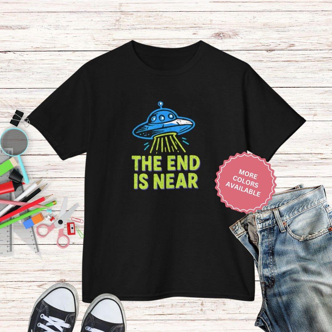 Funny Kids UFO Shirt, Outer Space Alien Tee, Sci-fi Abduction T-shirt ...