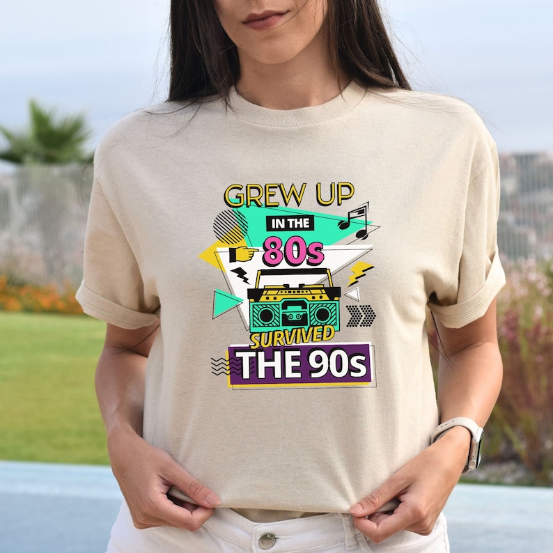 Funny Retro Gen X Shirt, 1980 Generation X T-shirt, Grew up in the 80s ...