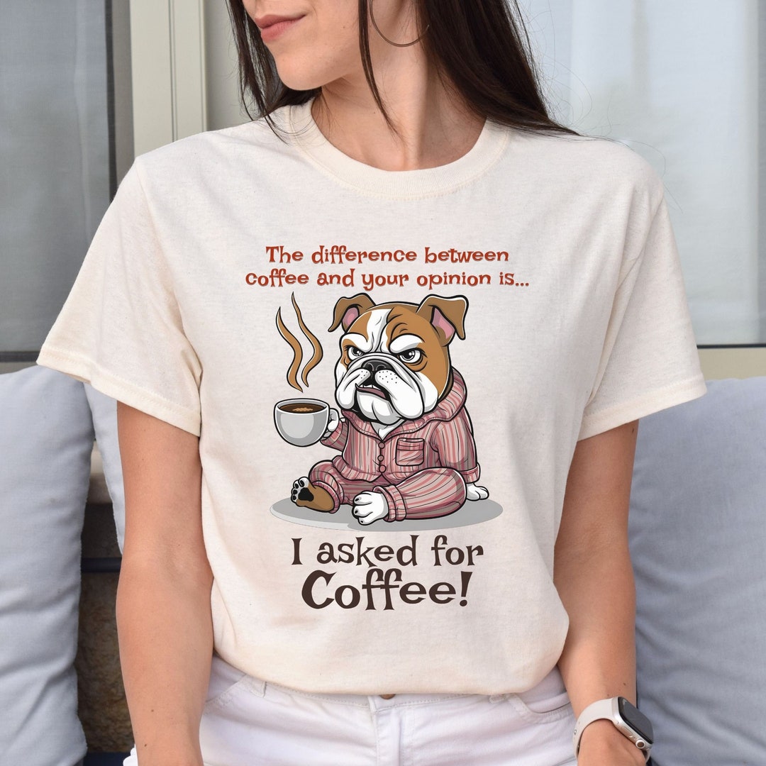 Funny Grumpy English Bulldog Shirt, I Hate Morning People Dog T-shirt ...
